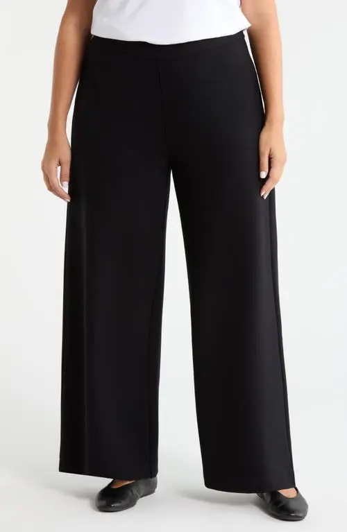 Caslon High-waist Wide-leg Ponte Knit Pants