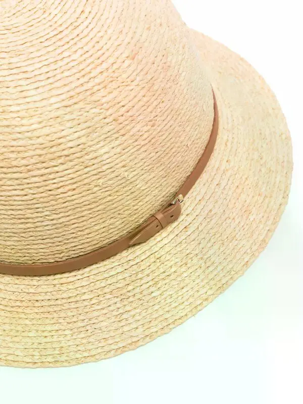 Helen Kaminski Woven Raffia Cloche Hat