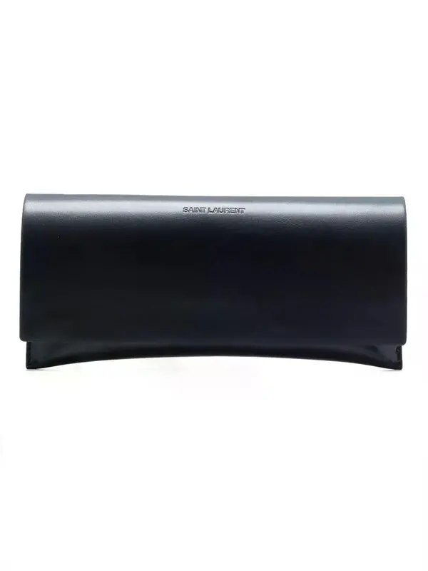 Saint Laurent Logo-plaque Cat-eye Frame Sunglasses