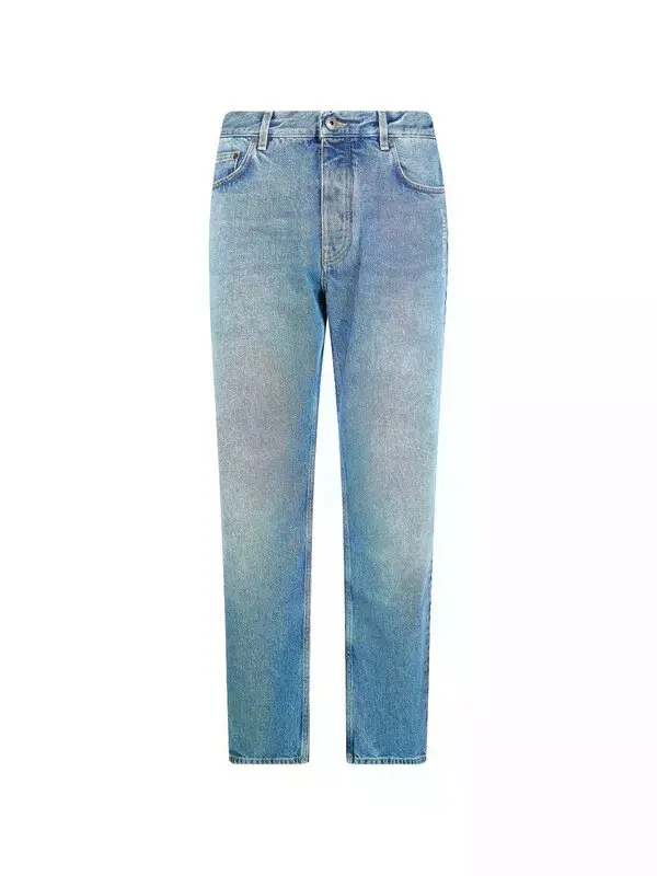 Off-White Half Arrow Motif Straight Leg Jeans