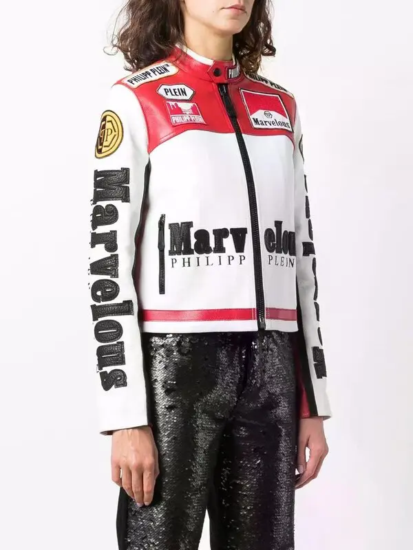 Philipp Plein Logo Colour-block Jacket