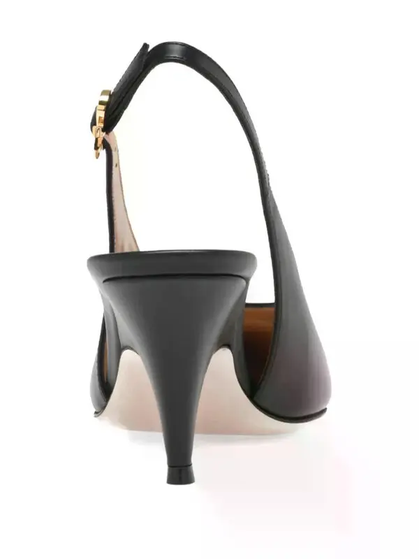 GIANVITO ROSSI Pointed Slingback Pumps - Black