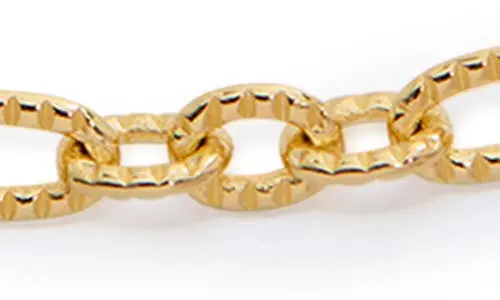 Monica Vinader Textured Chain Link Bracelet