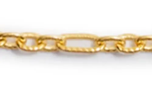 Monica Vinader Textured Chain Link Necklace - 18k Gold Vermeil