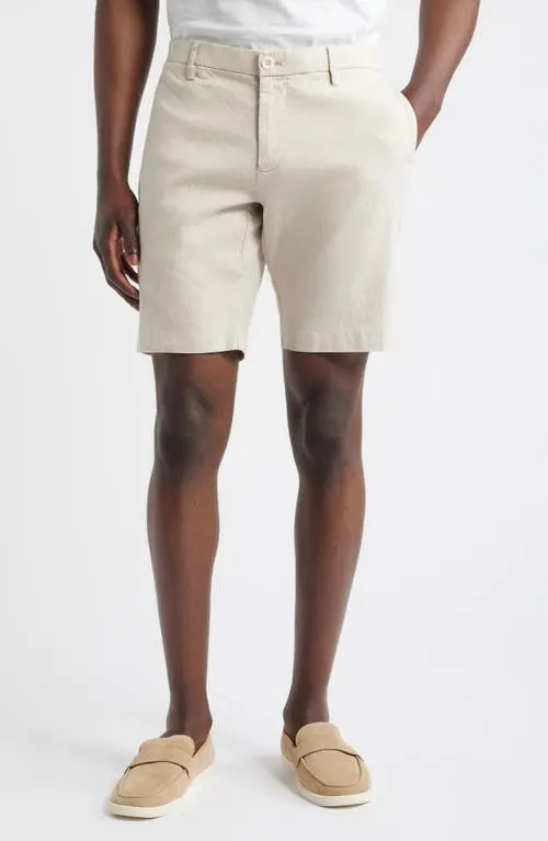 DEKE Oasis 8.5-inch Linen Blend Bermuda Shorts