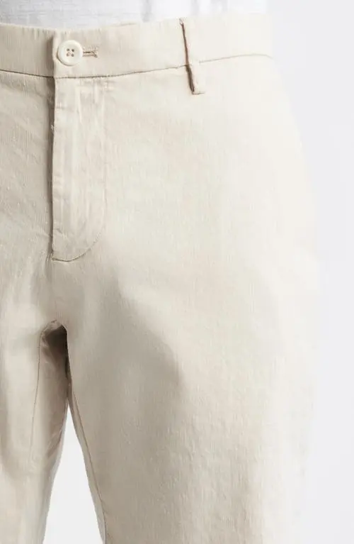 DEKE Oasis 8.5-inch Linen Blend Bermuda Shorts