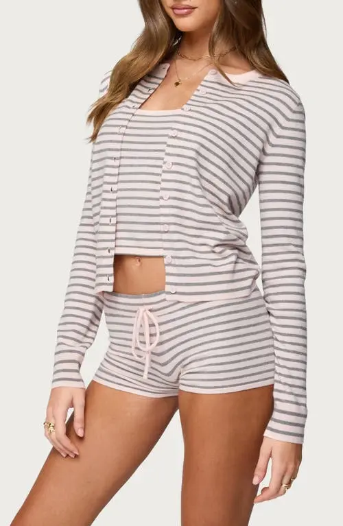 EDIKTED Lillian Striped Cardigan