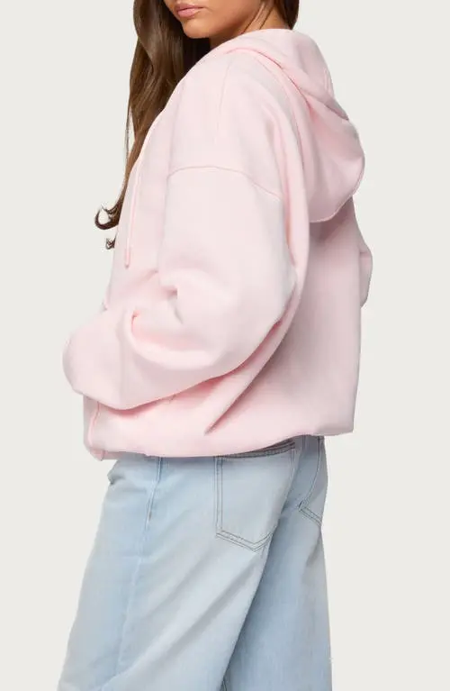 EDIKTED Oversized Zip-up Hoodie
