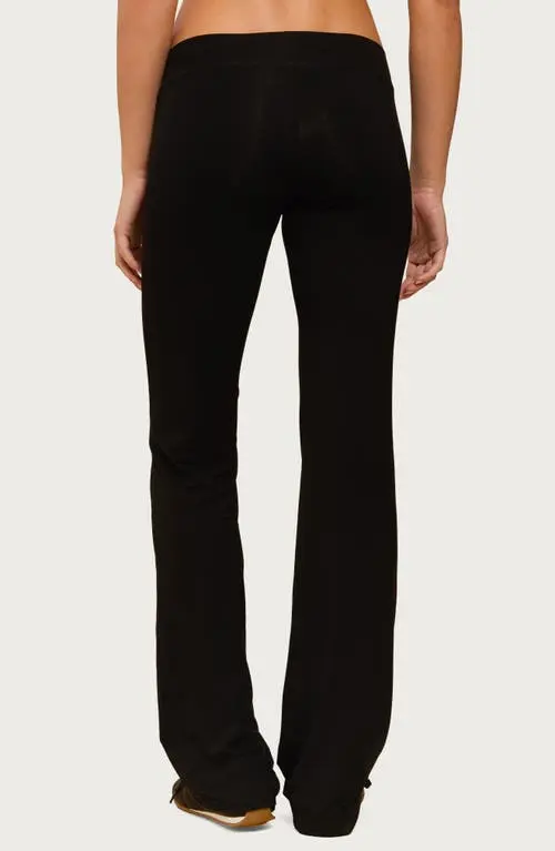 EDIKTED Callan Flare Pants - Black