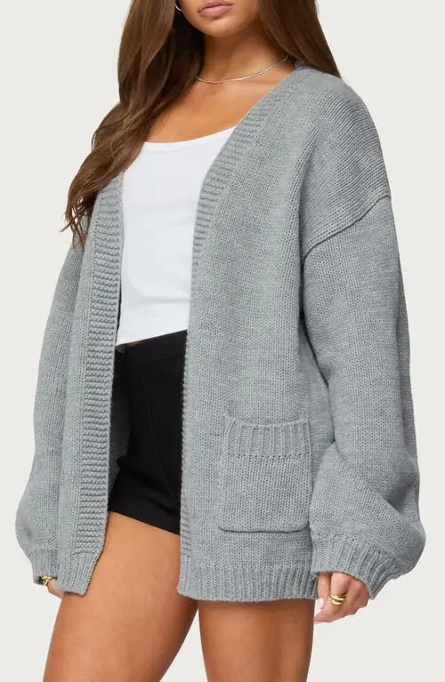 EDIKTED Oversized Open Front Cardigan