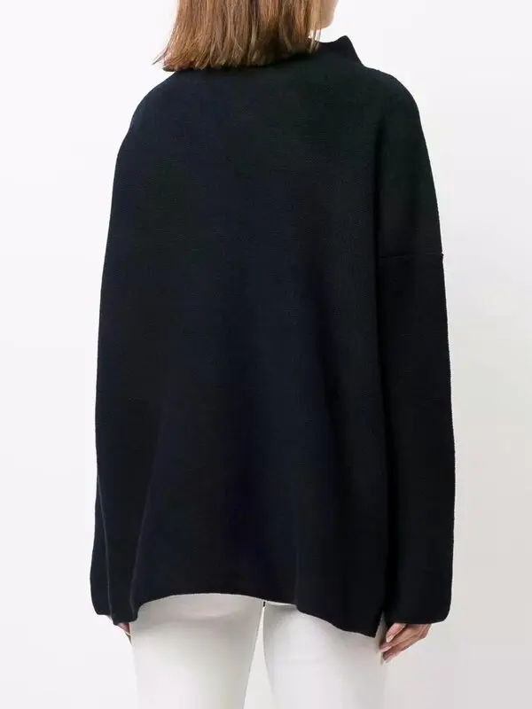 DANIELA GREGIS Wool Mock-neck Sweater