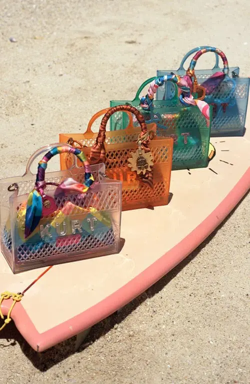 Kurt Geiger Small Jelly Tote Bag - Pink Multicolored