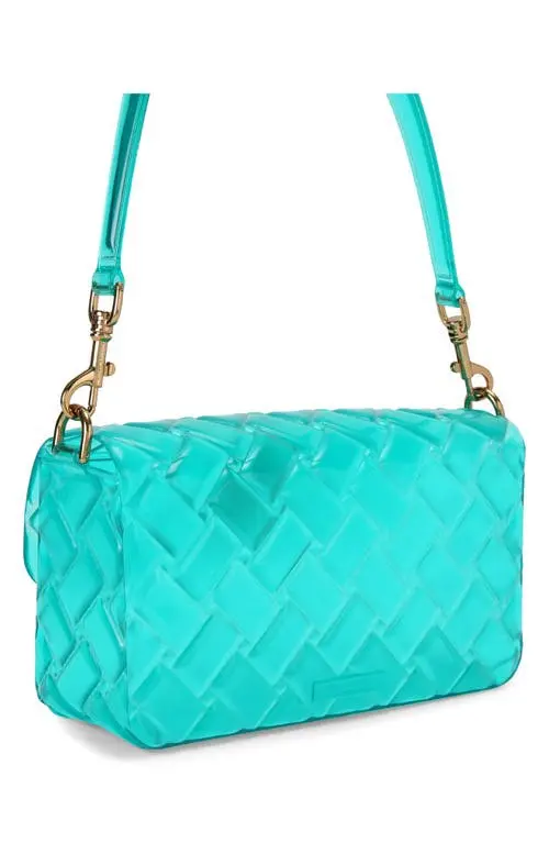 Kurt Geiger Kensington Jelly Shoulder Bag - Turquoise/aqua