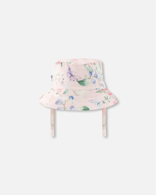 DEUX PAR DEUX Printed Cotton Muslin Hat