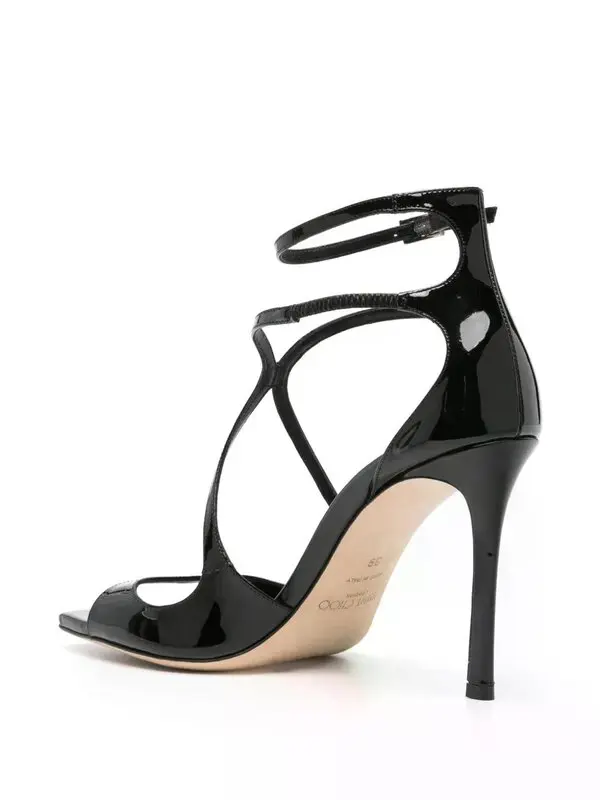 JIMMY CHOO Azia 95mm Leather Sandals