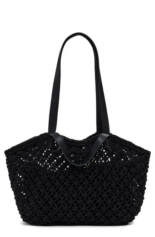 Desigual Open Knit Shopper Bag