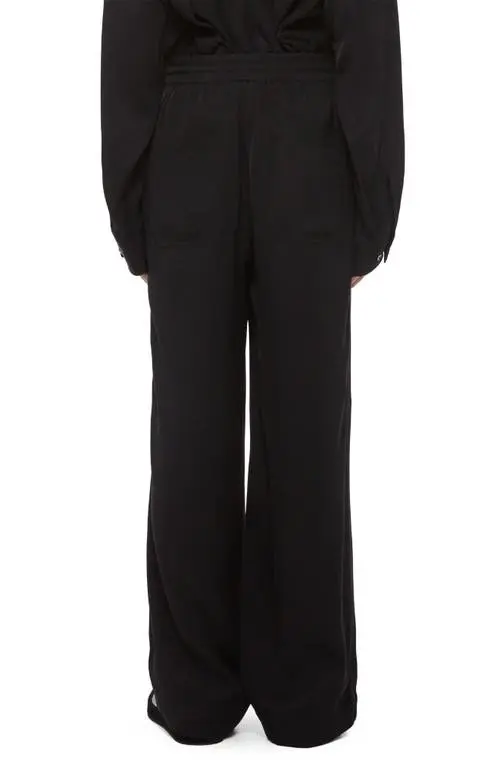 Helmut Lang Woven Cargo Pants - Black