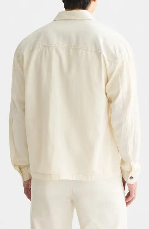 Scotch & Soda Cotton & Linen Overshirt