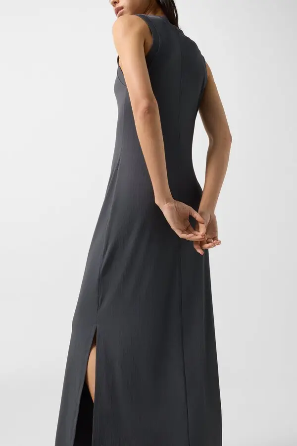 Bogner Eleen Ribbed Knit Dress - Anthracite
