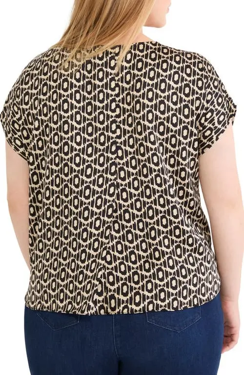 NIC+ZOE Printed Dolman Sleeve Top