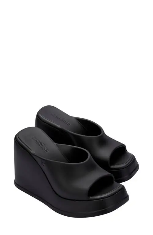 Melissa Platform Wedge Sandal - Black
