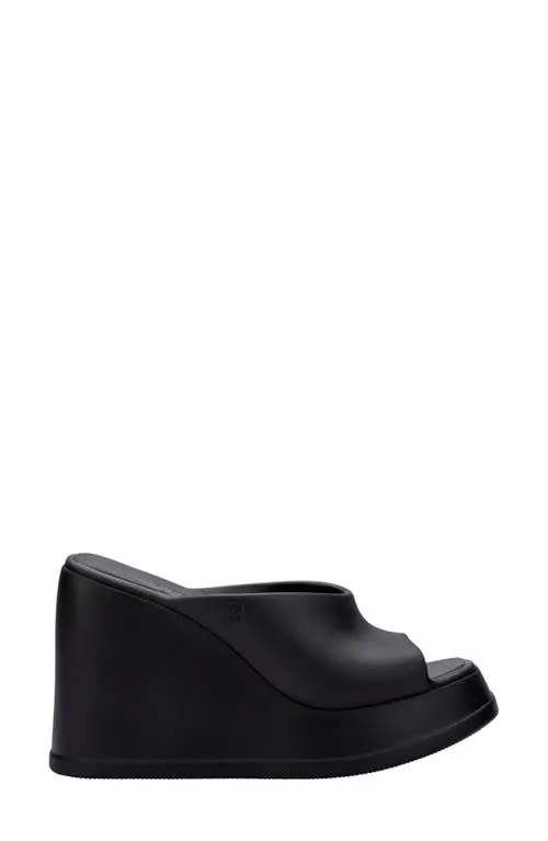 Melissa Platform Wedge Sandal - Black