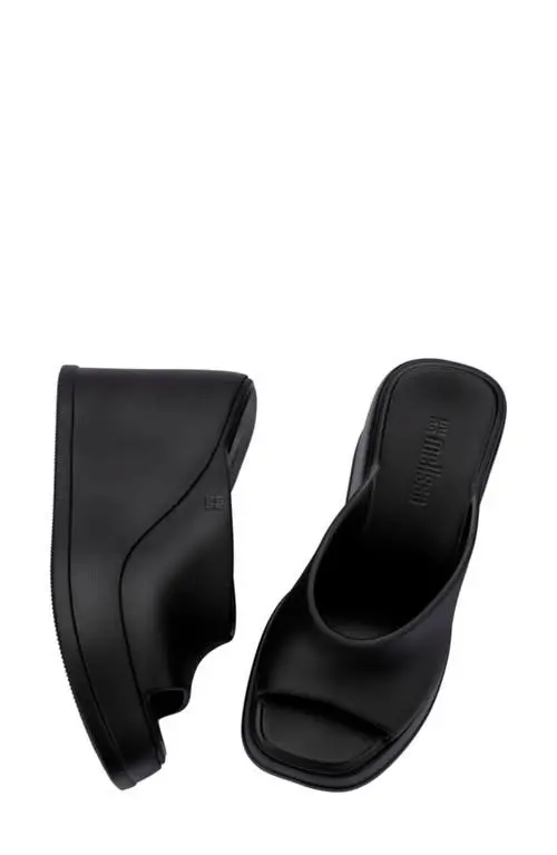 Melissa Platform Wedge Sandal - Black