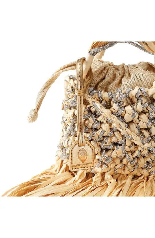 Kurt Geiger Mini Macrame Crystal Crossbody Bag