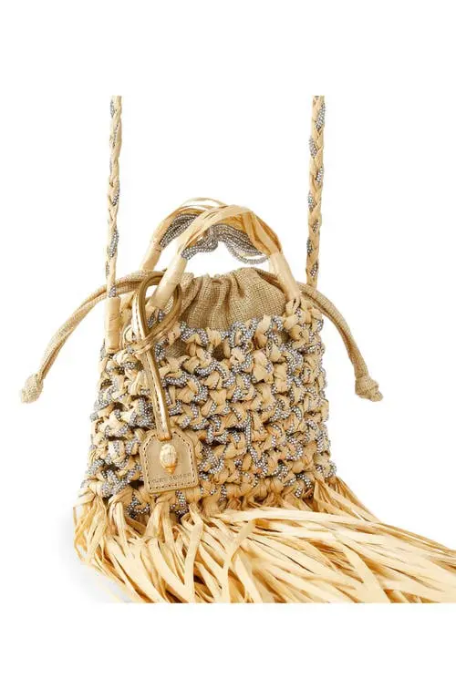 Kurt Geiger Mini Macrame Crystal Crossbody Bag
