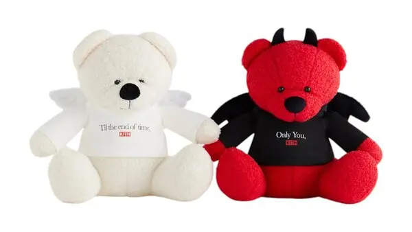 Kith Cupid And Devil Bear Set - Multicolor