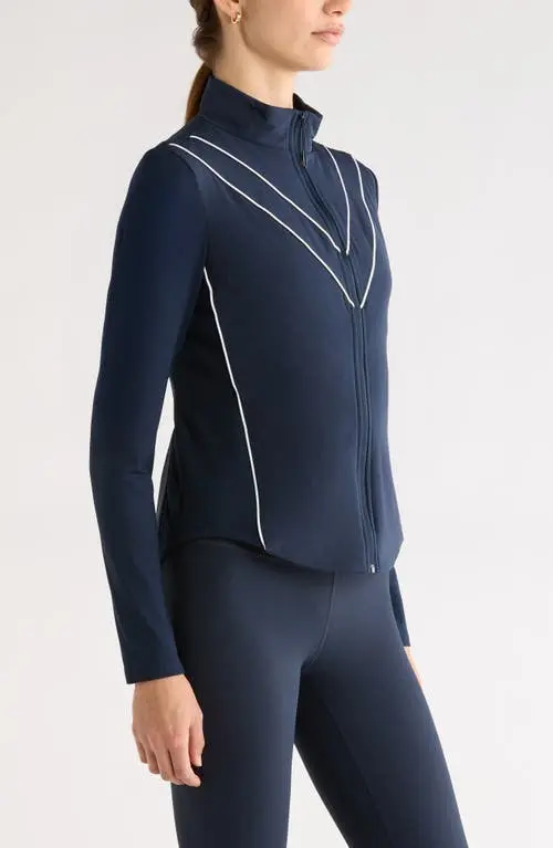 Zella Tiebreaker Hybrid Jacket - Navy Sapphire