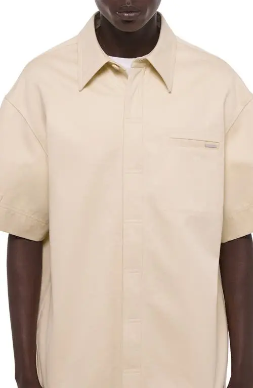 Helmut Lang Oversize Short Sleeve Button-up Shirt