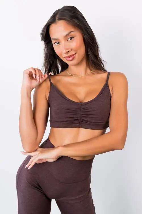 VITALITY Daydream Gather Bralette - Brownie Batter