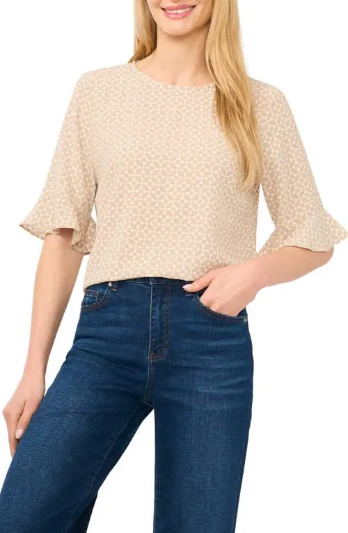 CECE DUPRAZ Ruffle Cuff Top - Birch