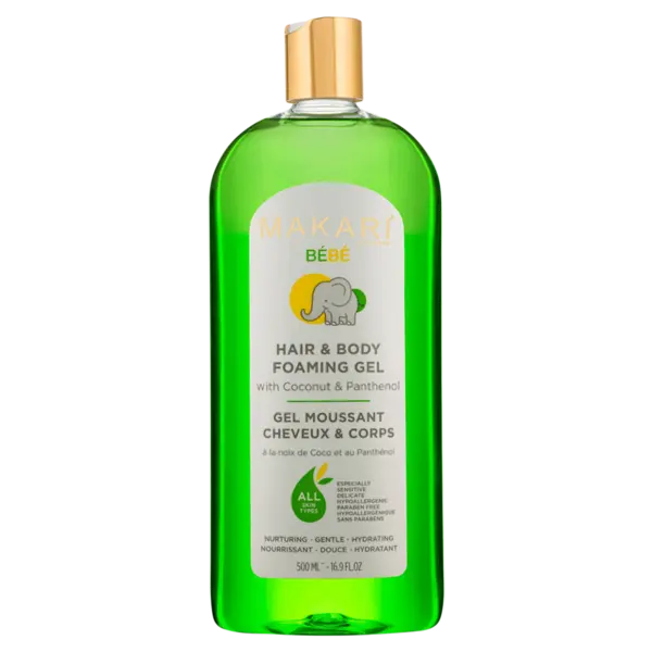 MAKARI DE SUISSE Baby Hair & Body Foaming Gel - None