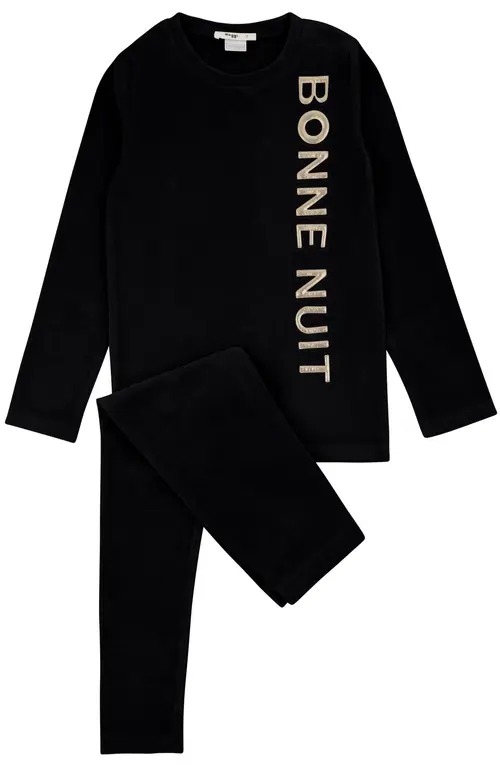 NOGGIWEAR Velour Loungewear Set - Black