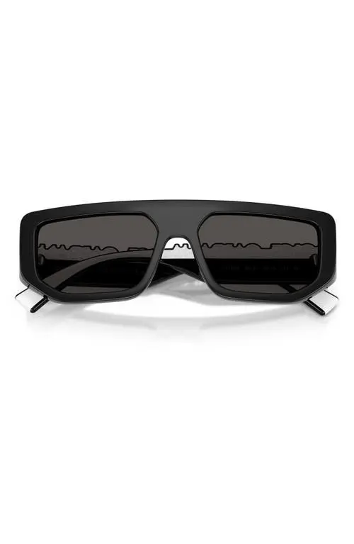 Dolce & Gabbana 56mm Rectangular Sunglasses