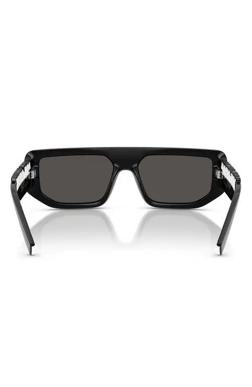 Dolce & Gabbana 56mm Rectangular Sunglasses