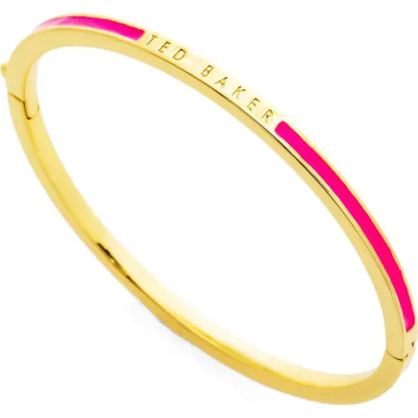 Ted Baker London Classic Color Hinge Bracelet - Metallic Gold