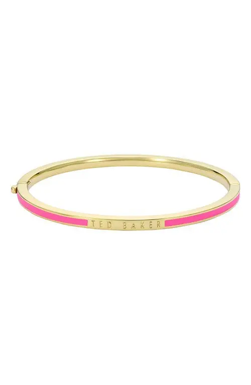 Ted Baker London Classic Color Hinge Bracelet - Metallic Gold