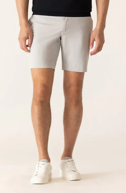 DEKE Galaxy Bermuda Flat Front Stretch Twill Shorts - Stone