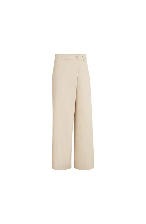 Brunello Cucinelli Loose Wrapped Trousers - Sand