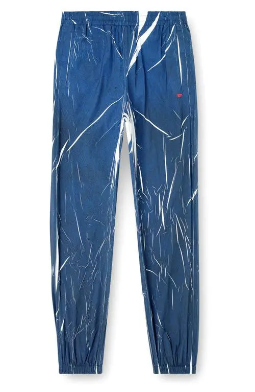 DIESEL® P-arelion-cjbc Trompe L'oeil Botched Denim Joggers