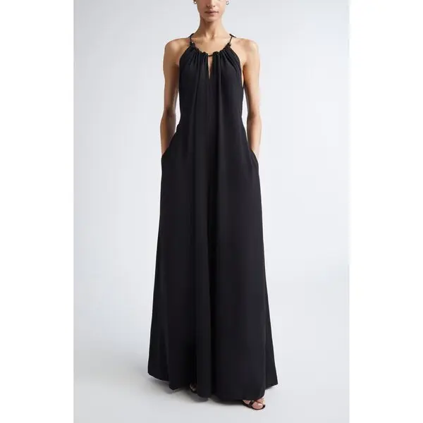 Max Mara Alamaro Wide Leg Jumpsuit - Black