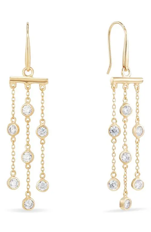 DEAN DAVIDSON Orsay Drop Earrings - Clear Cz