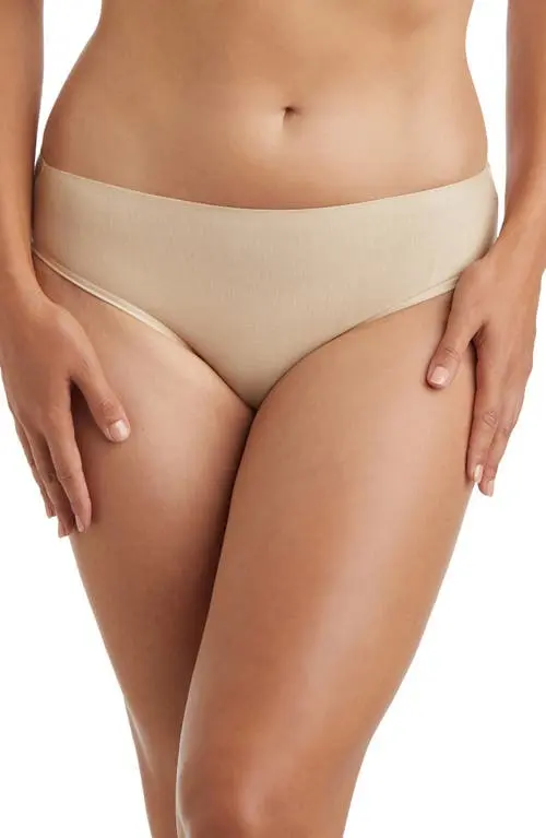 TC Shapewear Wonderful Edge® 3-pack Cotton & Modal Hipster Briefs - Warm Beige