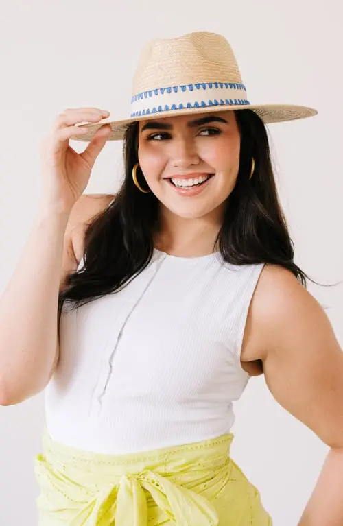 SUNSHINE TIENDA Carolina Palm Straw Sun Hat