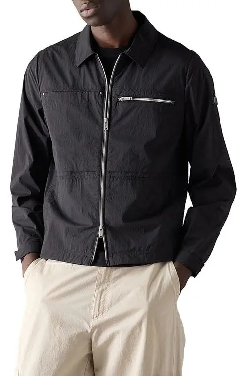 Moose Knuckles Topflight Water Repellent Shirt Jacket - Black