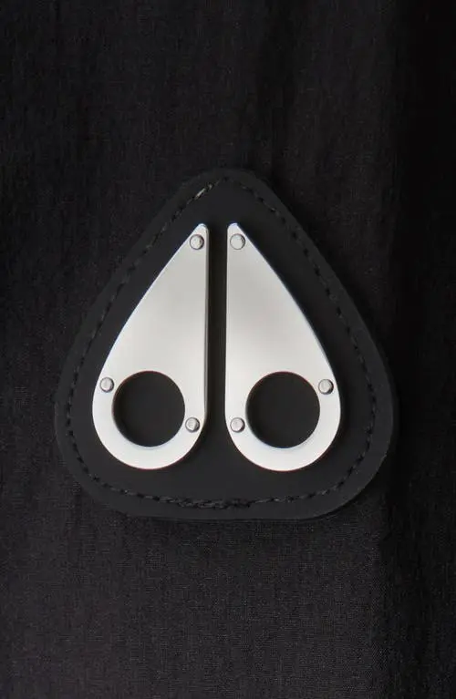 Moose Knuckles Topflight Water Repellent Shirt Jacket - Black