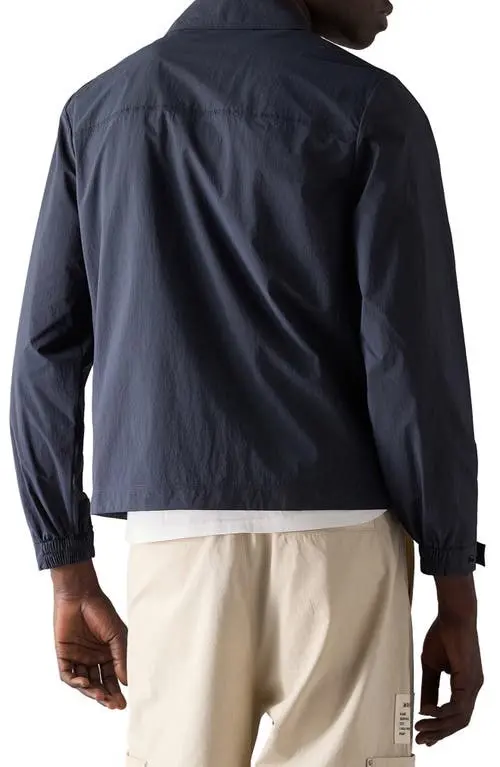Moose Knuckles Topflight Water Repellent Shirt Jacket - Navy